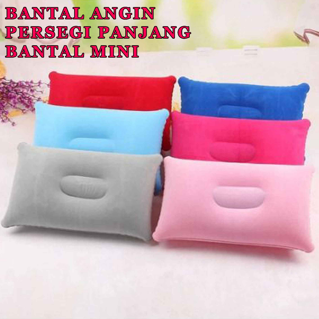 Jual Bantal Angin Tiup / Bantal Mini Persegi Panjang / Bantal Udara ...