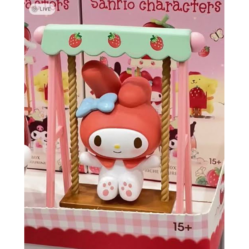 Jual Miniso Sanrio Strawberry Farm Blind Box - Confirm My Melody ...