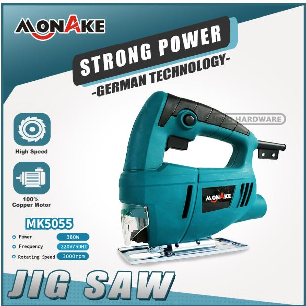 Jual Mesin Jigsaw MONAKE Gergaji Jig Saw Triplek Potong Kayu Listrik ...