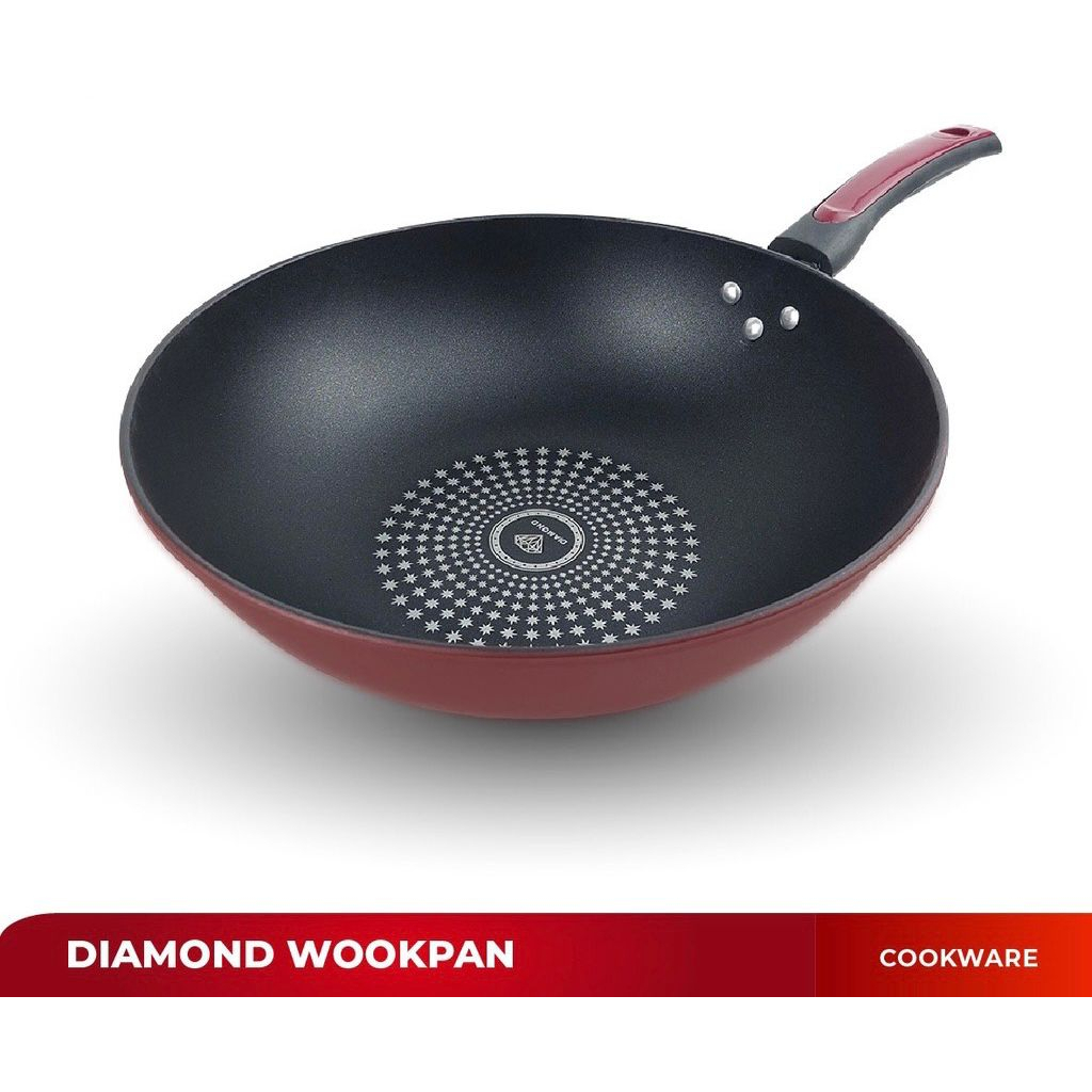 Jual WOOK PAN DIAMOND 32CM | Shopee Indonesia