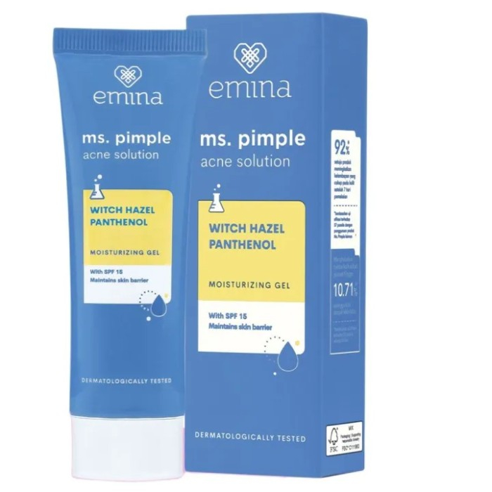 Jual EMINA MS PIMPLE MOISTURIZER GEL 20ML | Shopee Indonesia