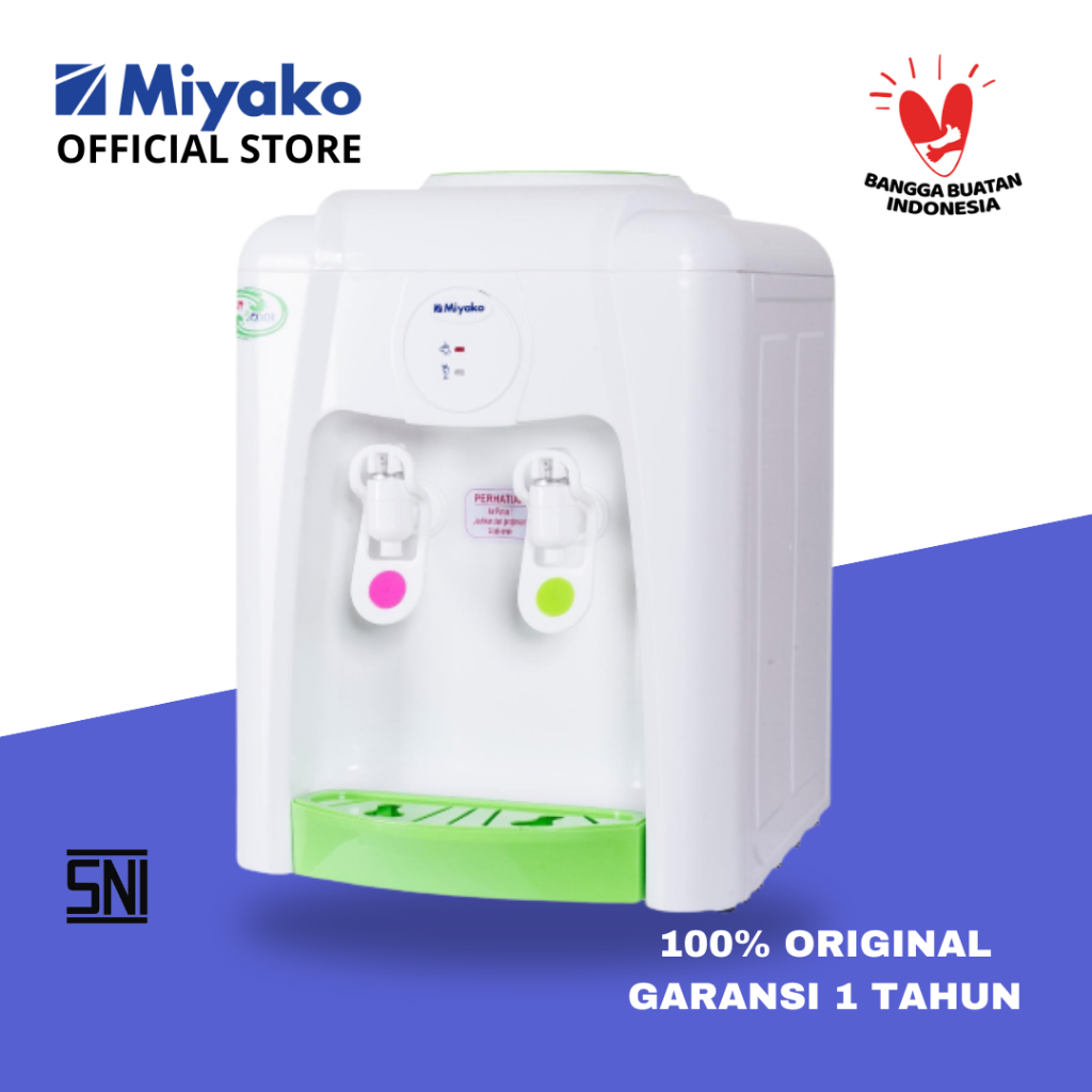 Jual Dispenser Miyako WD290PHC - Putih Hijau - HOT COOL | Shopee Indonesia