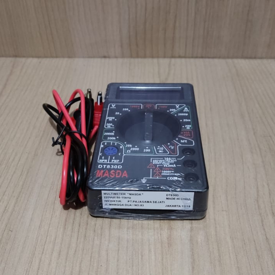 Jual Multitester digital / multimeter DT830D MSDA | Shopee Indonesia