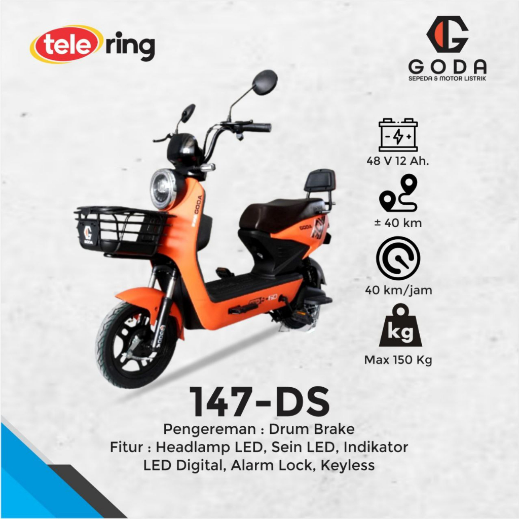 Jual SEPEDA LISTRIK GODA 147-DS | Shopee Indonesia