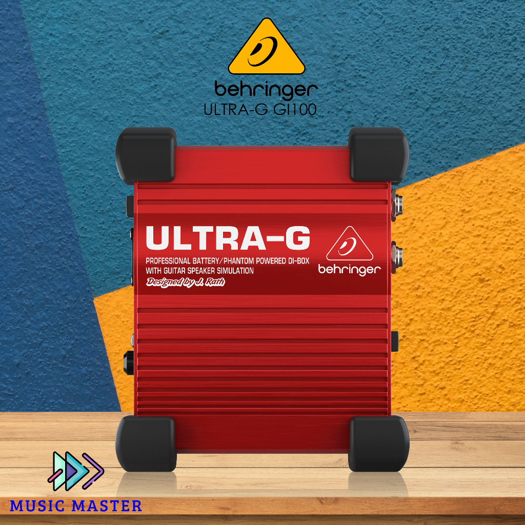 Jual Behringer GI100 Professional Battery Phantom Powered DI Box with ...