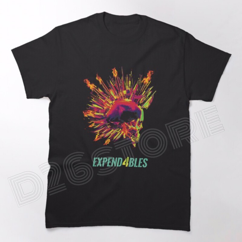 Jual Kaos Expend4bles Logo Film The Expendables 4 Stallone Jason ...