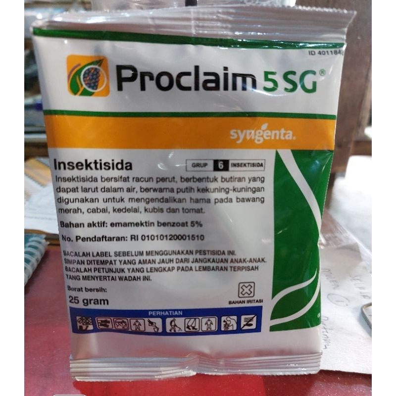 Jual Proclaim 5 SG 25 gram - Insektisida Pembasmi Ulat | Shopee Indonesia