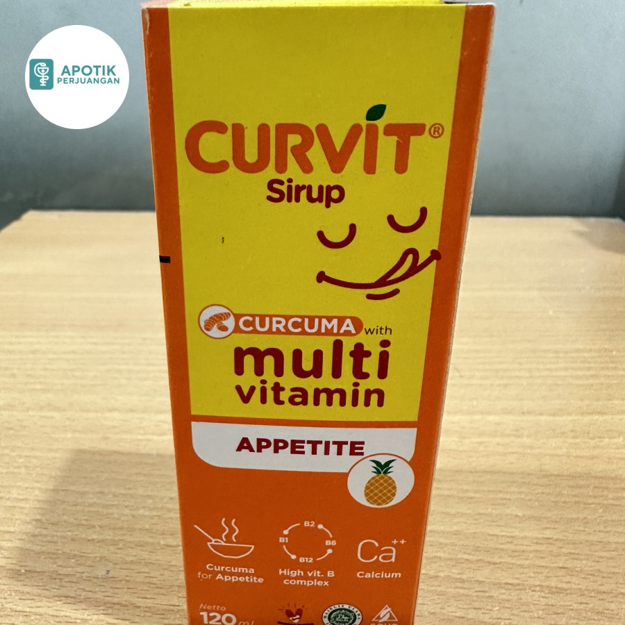 Jual CURVIT Multivitamin Syrup 60/ 120 ML Vitamin Penambah Nafsu Makan ...