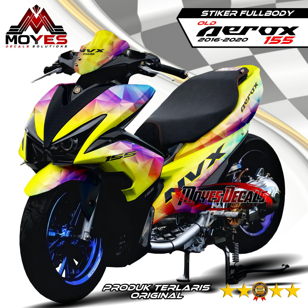 Jual Decal Aerox 155 Old fullbody / sticker Skotlet Variasi Abstraxx ...