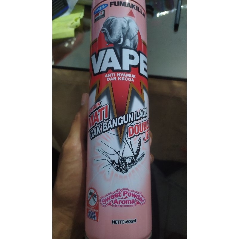 Jual Vape Anti Nyamuk Dan Kecoa Sweet Powder Aroma 600 Ml | Shopee ...