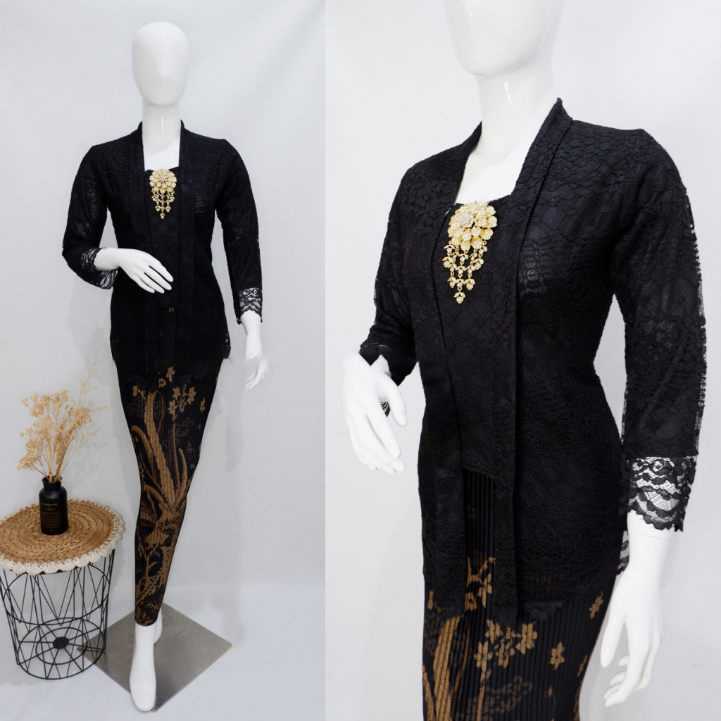 Jual Shopashop Solo Batik Kebaya Kutu Baru / Kebaya Tunik / Tunik Brokat / Kebaya Modern ...