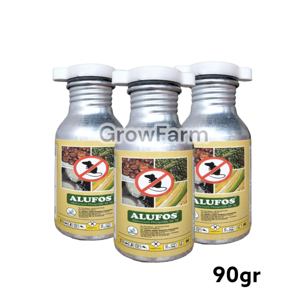 Jual OBAT TIKUS ALUFOS 56 TB isi 90gr Rodentisida Alumunium Phosphide ...