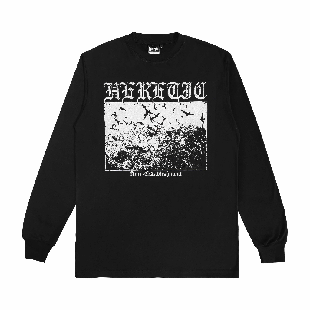 Jual Heretic - Long sleeve Tees - Flaggermus | Shopee Indonesia