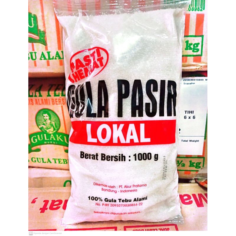 Jual Gula Pasir Lokal 1 kg | Shopee Indonesia