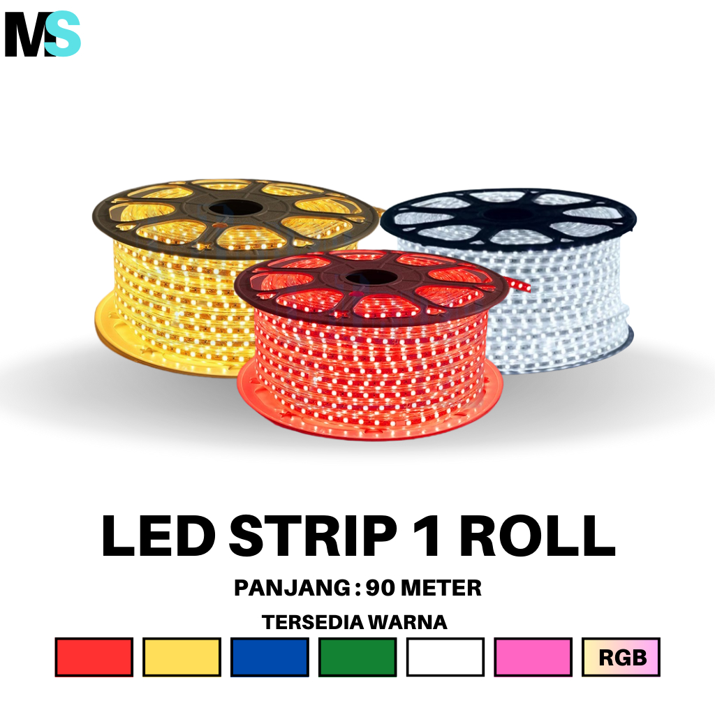 Jual Led Strip 1 Roll / LED Tape / Ribbon Light / Lampu Selang ...