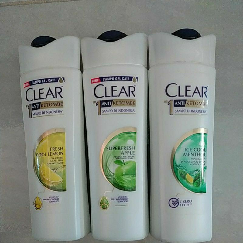 Jual clear shampo kemasan botol 160ml | Shopee Indonesia
