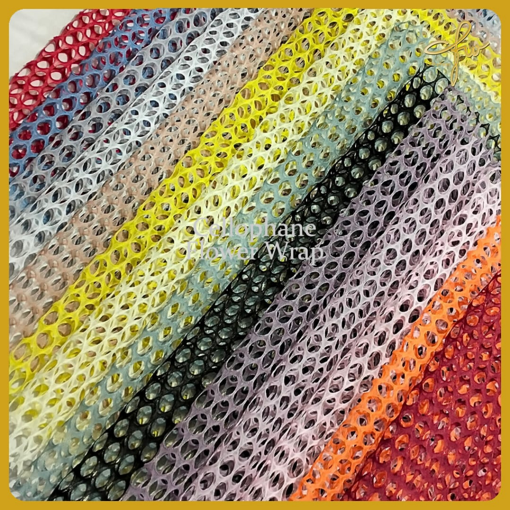 Jual Korean Circle Net Inside Layer 50x50 cm Flower Wrapping | Shopee ...