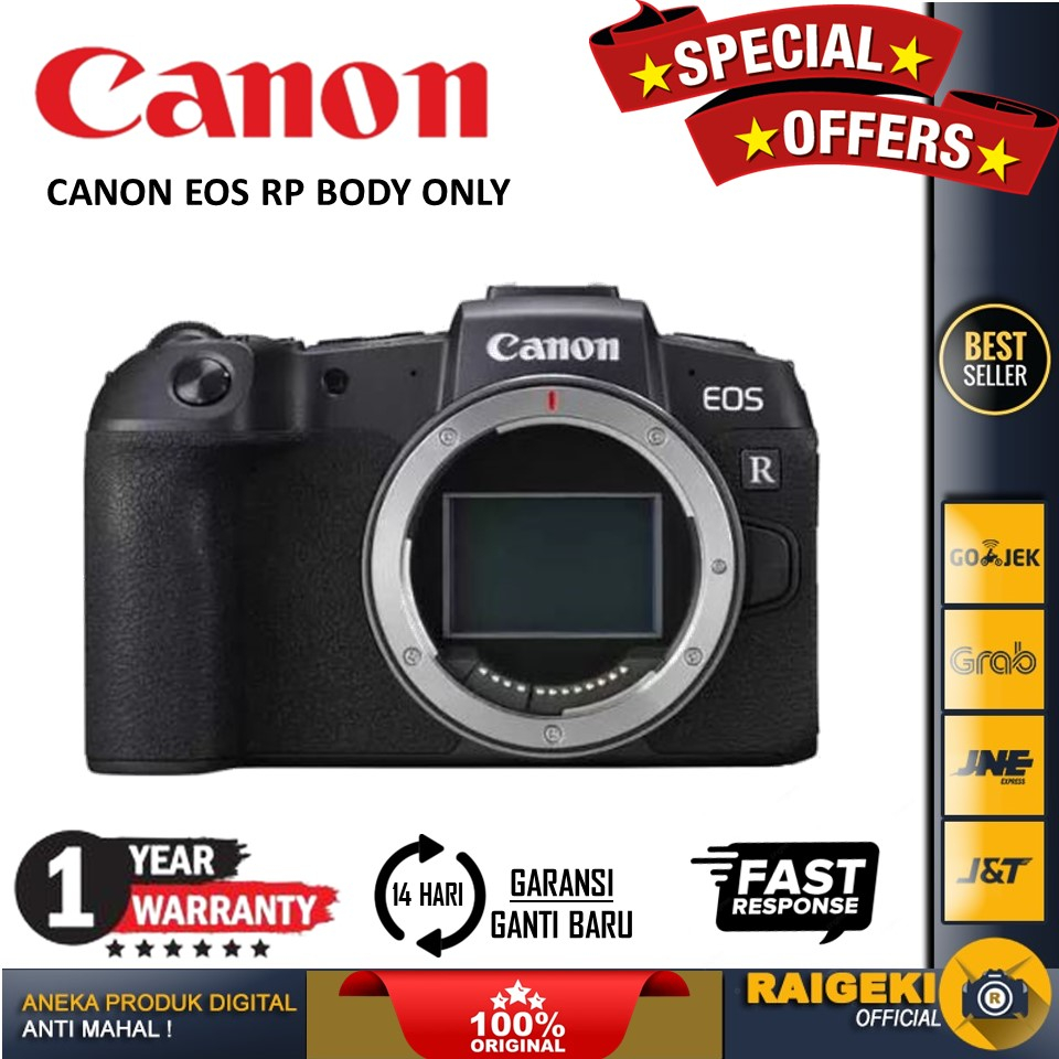 Jual Canon EOS R Body Only Mirrorless Camera - GARANSI DISTRIBUTOR ...