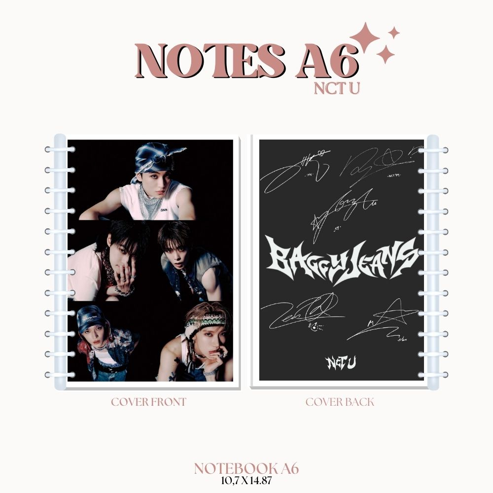 Jual A6 NOTES NCT U BAGGY JEANS (ISI 40 HVS + COVER LAMINASI 2 SISI ...