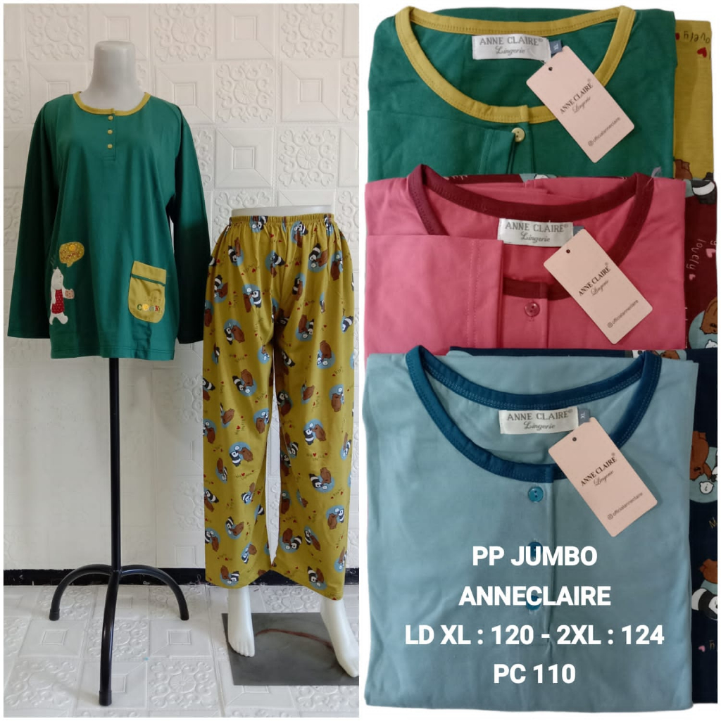 Jual Babydoll One Set Wanita Ukuran Jumbo PP Celana Panjang Lengan ...