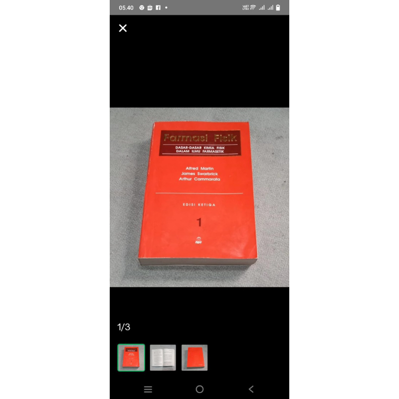 Jual BUKU ORIGINAL Farmasi Fisik Dasar&dasar Kimia Fisik dalam Ilmu Farmasetik | Shopee Indonesia