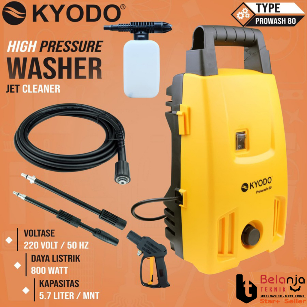 Jual Kyodo Prowash 80 Mesin Cuci Portable High Preasure Jet Cleaner 800 ...