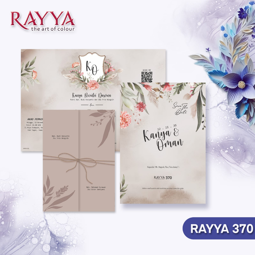 Jual RAYYA 370 Blanko Undangan | Blangko Undangan | Undangan Murah ...