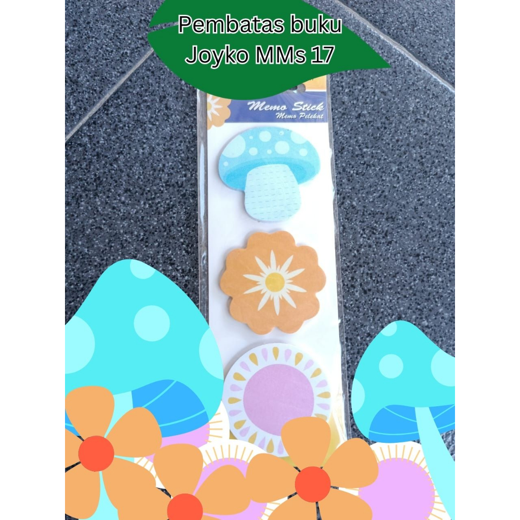 Jual KERTAS TEMPEL MEMO STICKY NOTE BERGAMBAR TANAMAN MEREK JOYKO MMS ...