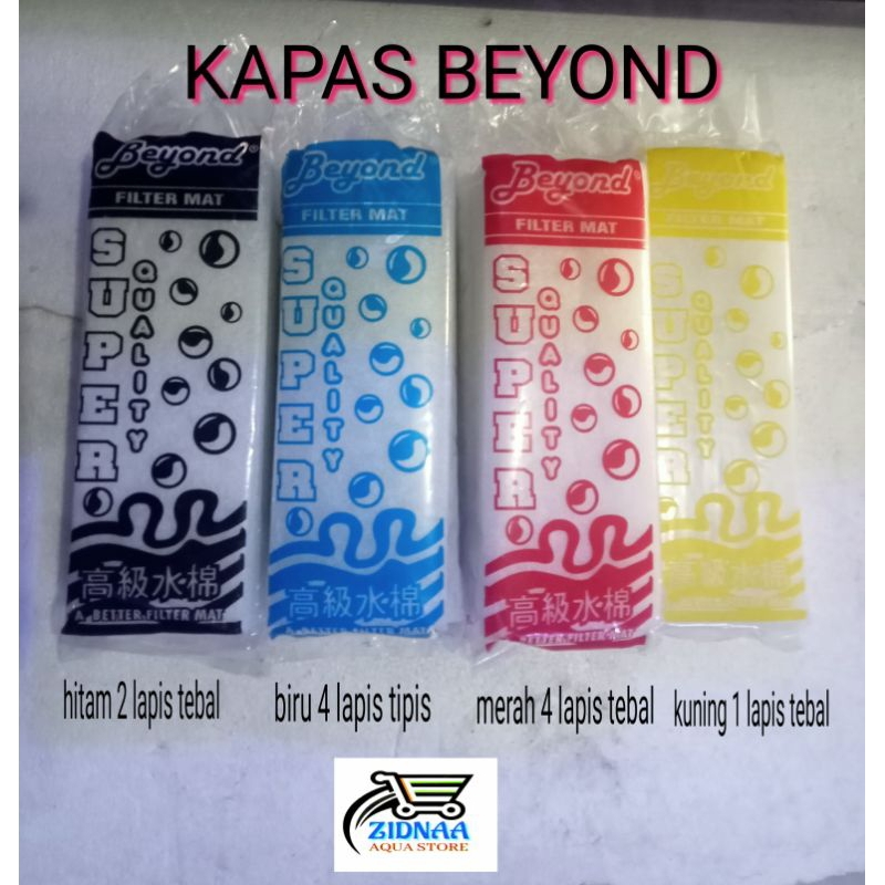 Jual SPON KAPAS BUSA FILTER BEYOND : Kapas putih untuk filter kolam ...
