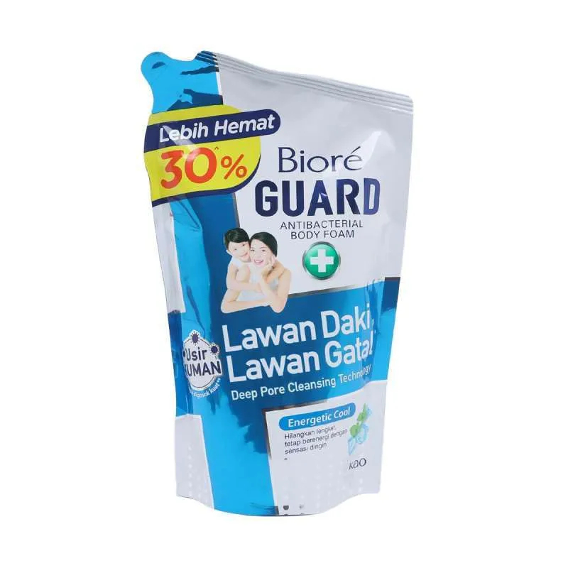 Jual Biore Guard Energetic Cool Body Foam 800 ml Sabun Mandi 800ml ...