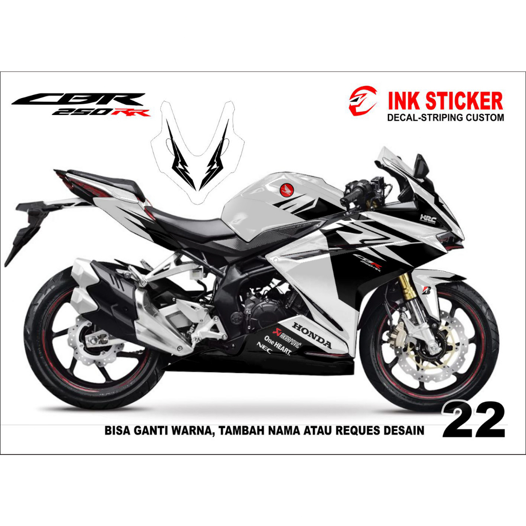 Jual Sticker Decal CBR 250RR 22 Fullbody | Shopee Indonesia
