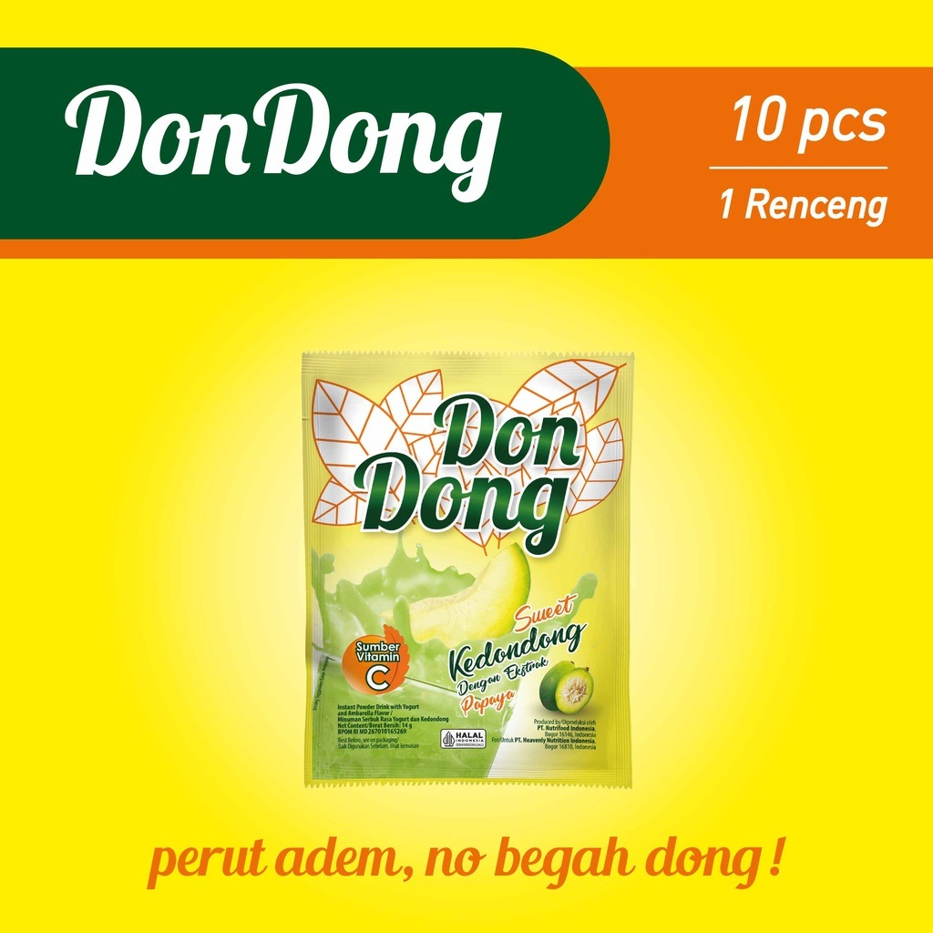 Jual Nutrisari Don Dong Rasa Kedondong Extrack Pepaya Baru | Shopee ...