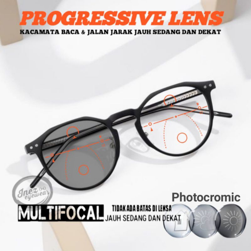 Jual Kacamata Progressif Photocromic | Kacamata Baca dan Jalan pria ...
