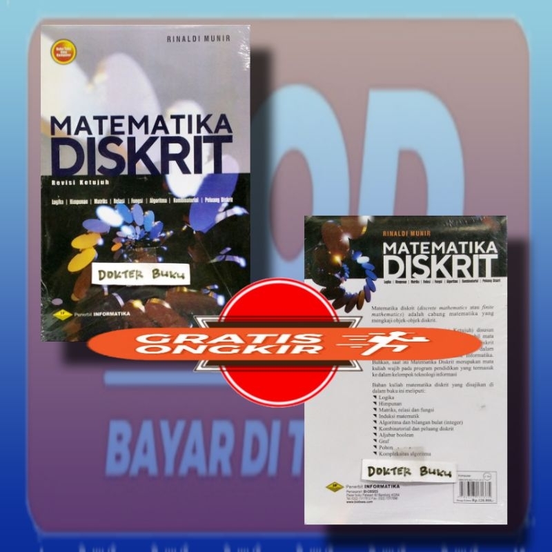 Jual BUKU MATEMATIKA DISKRIT REVISI KETUJUH | Shopee Indonesia
