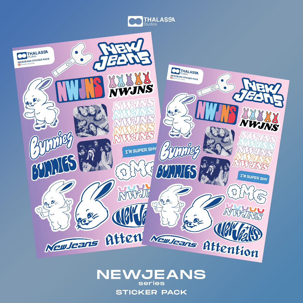 Jual Sticker Pack NewJeans Series KPOP Fanmade | Shopee Indonesia