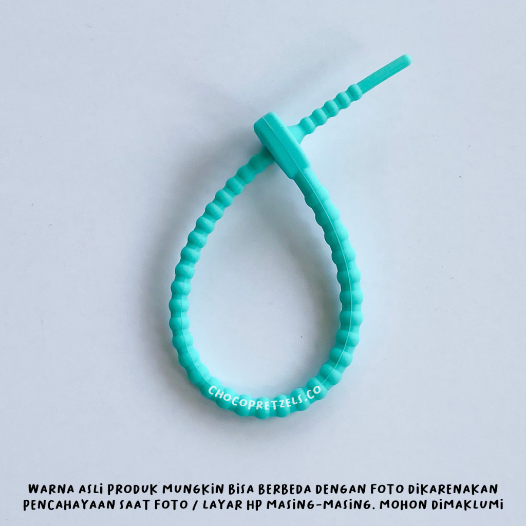 Jual [READY] Heart Shaped Silicone Cable Ties / Kabel Ties Warna Tali ...