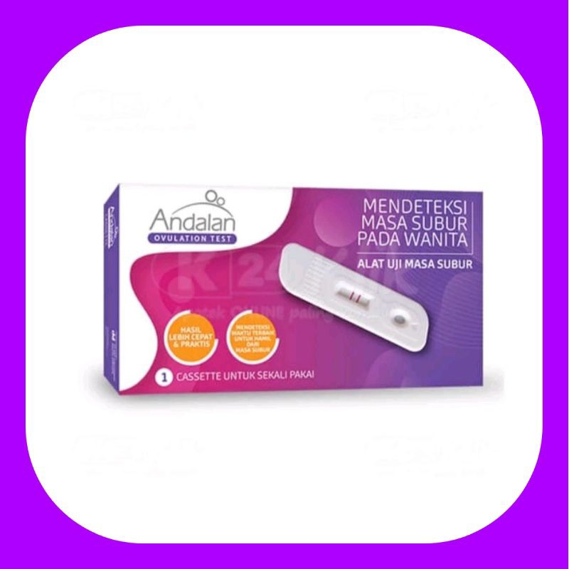 Jual Andalan Ovulation Test Alat Tes Kesuburan Masa Subur Ovulasi LH ...