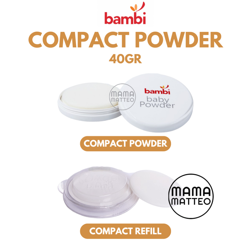 Jual BAMBI Baby Compact Powder / Refill Isi Ulang 40gr / Bedak Padat ...