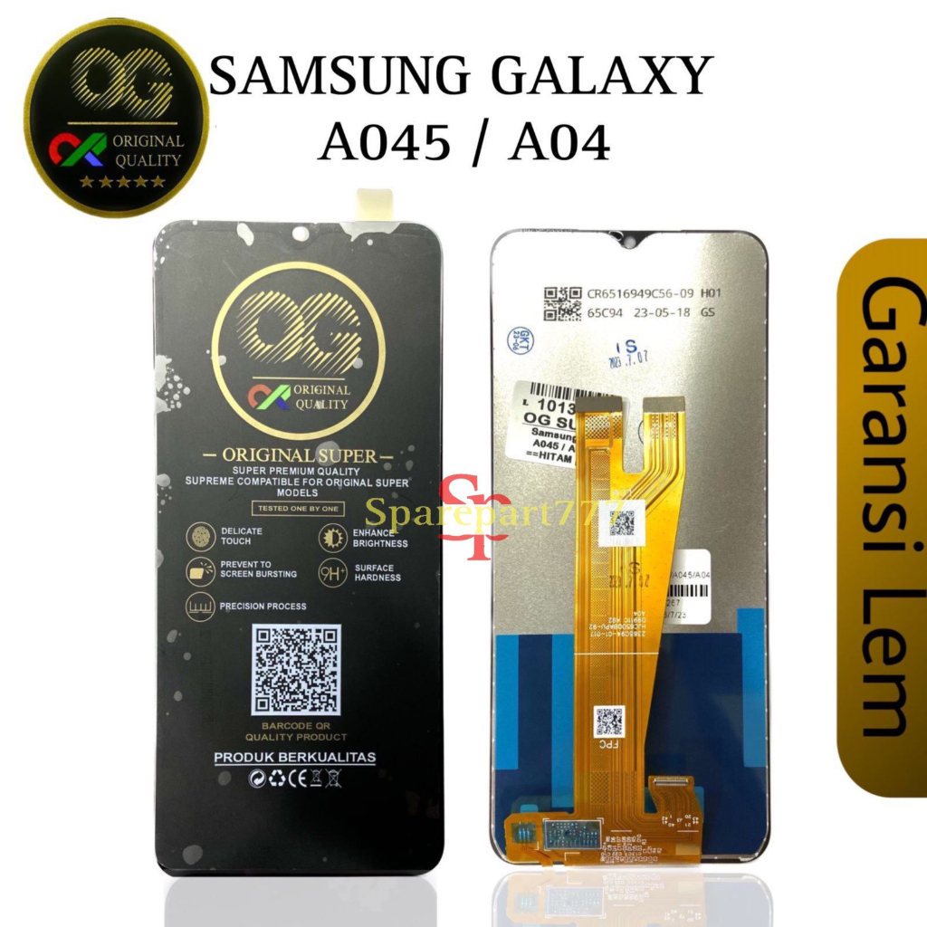 Jual ORIGINAL SUPER OG - LCD Touchscreen Fullset Samsung Galaxy A04 / A045 / A045F - GARANSI LEM ...