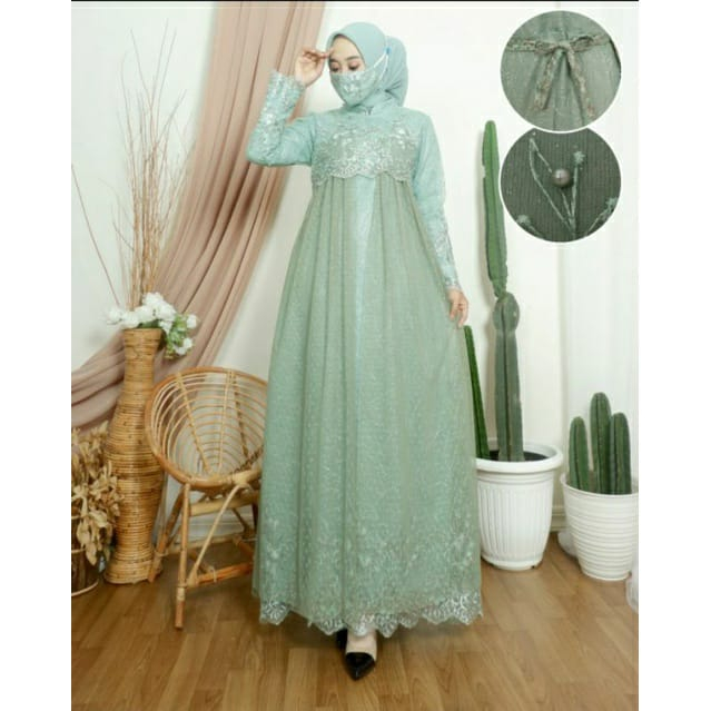 Jual HARUMA DRESS / BAJU GAMIS PESTA / GAMIS TUTU / KEBAYA MODERN ...