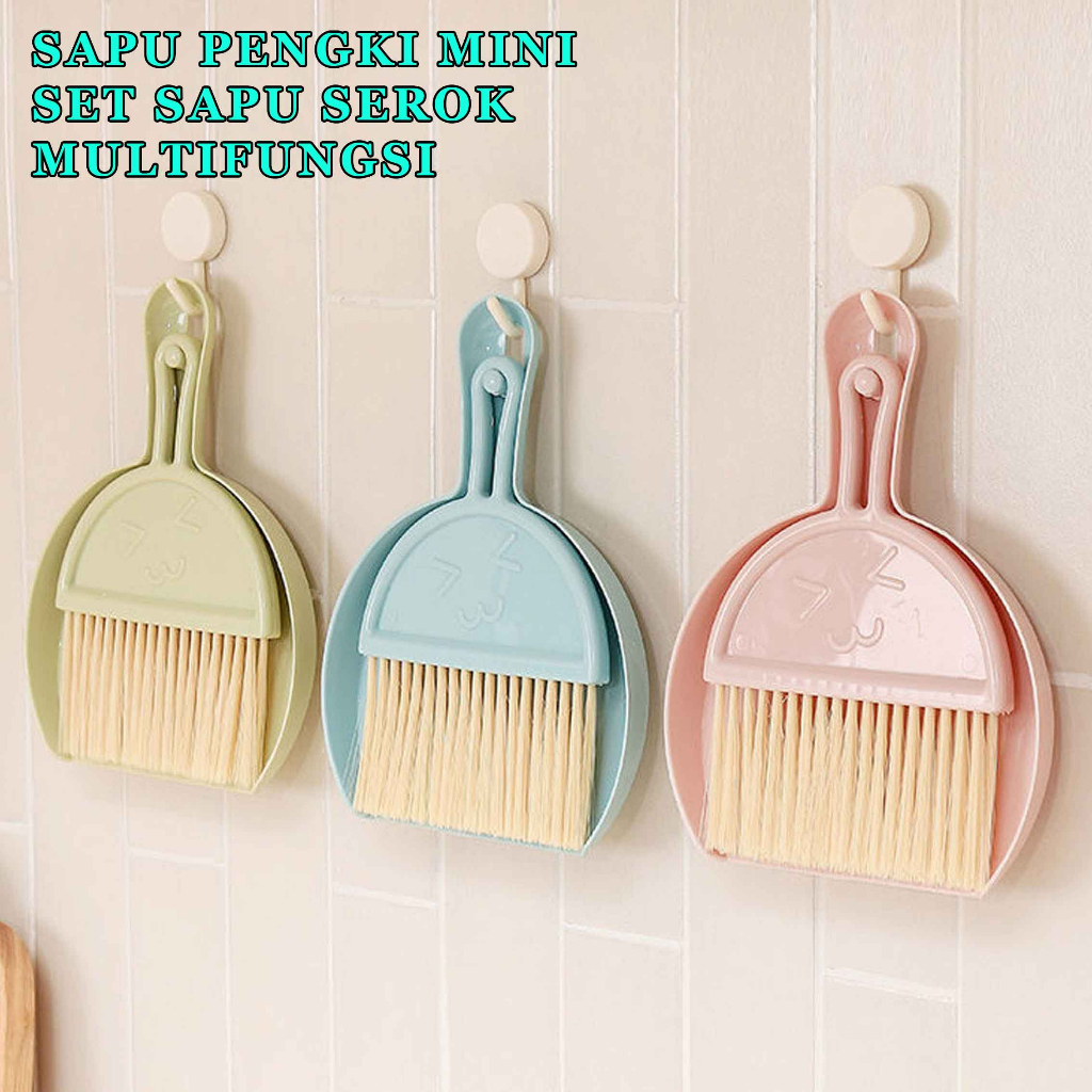 Jual Sapu Pengki Mini * Sapu Set Serok * Sapu Mini Portable | Shopee ...