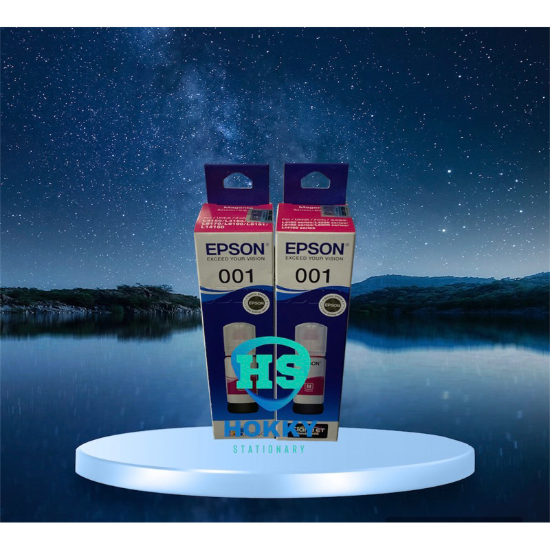 Jual Tinta Epson 001 Magenta Original For Printer L4150 L4160 L6160 ...