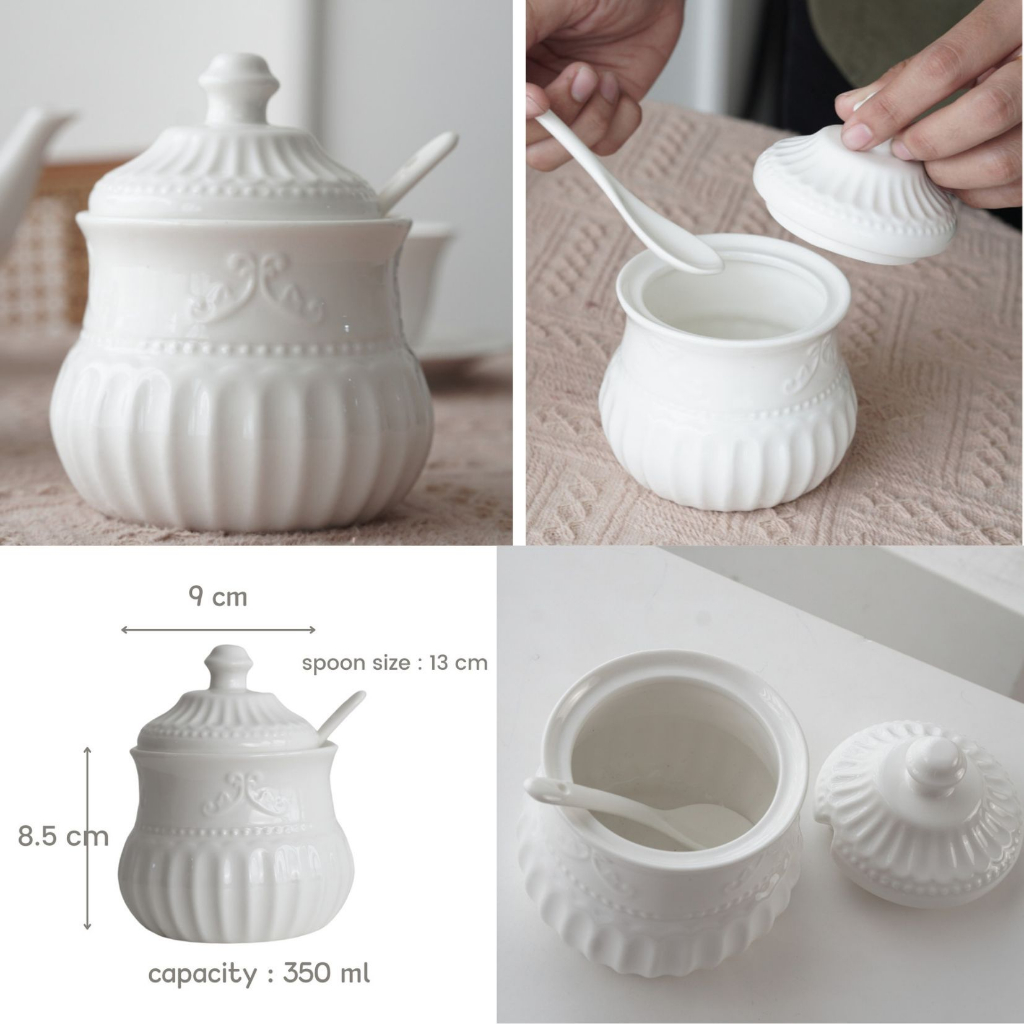 Jual ROCOCO Retro Sugar Jar / tempat gula / tempat bumbu Mewah ...