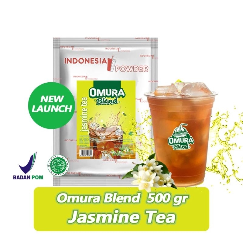 Jual Indonesia Powder Rasa Jasmine Tea 500GR / Teh Melati Merk OMURA ...