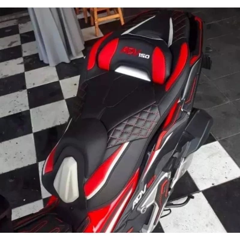 Jual Jok Motor Touring ADV 150 Full MB Tech Original Hitam Merah Putih ...