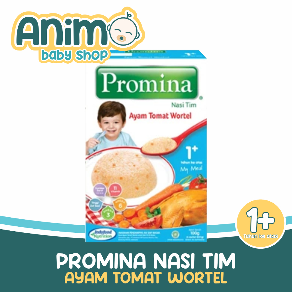 Jual PROMINA NASI TIM AYAM TOMAT WORTEL 1+ MAKANAN MPASI BAYI SEHAT ...