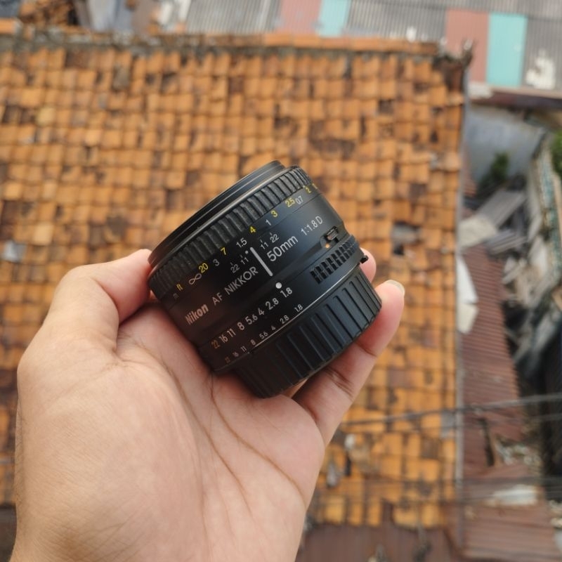 Jual Lensa fix nikon 50mm f1 8 af-d | Shopee Indonesia