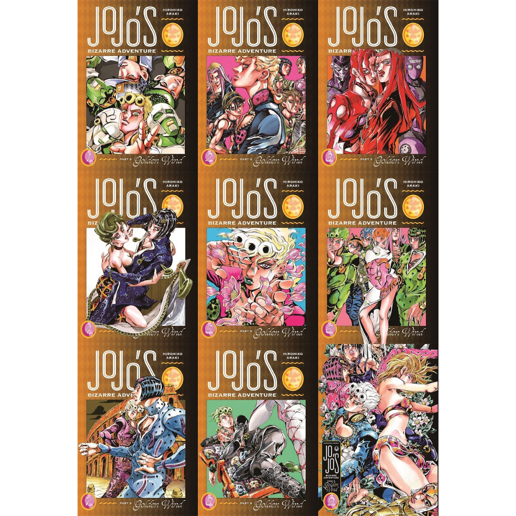Jual Paket Jojos Bizarre Adventure Part 5 The Golden Wind Vol 1 9