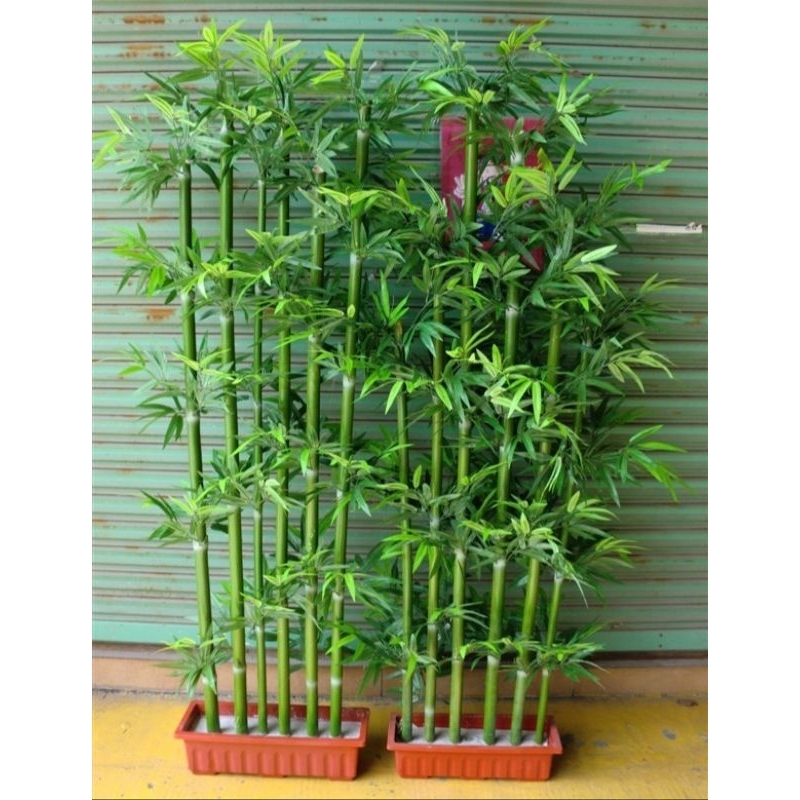 Jual Naindo Bunga Sudut Bambu Artifisial-Bunga sekat ruangan-Bunga ...
