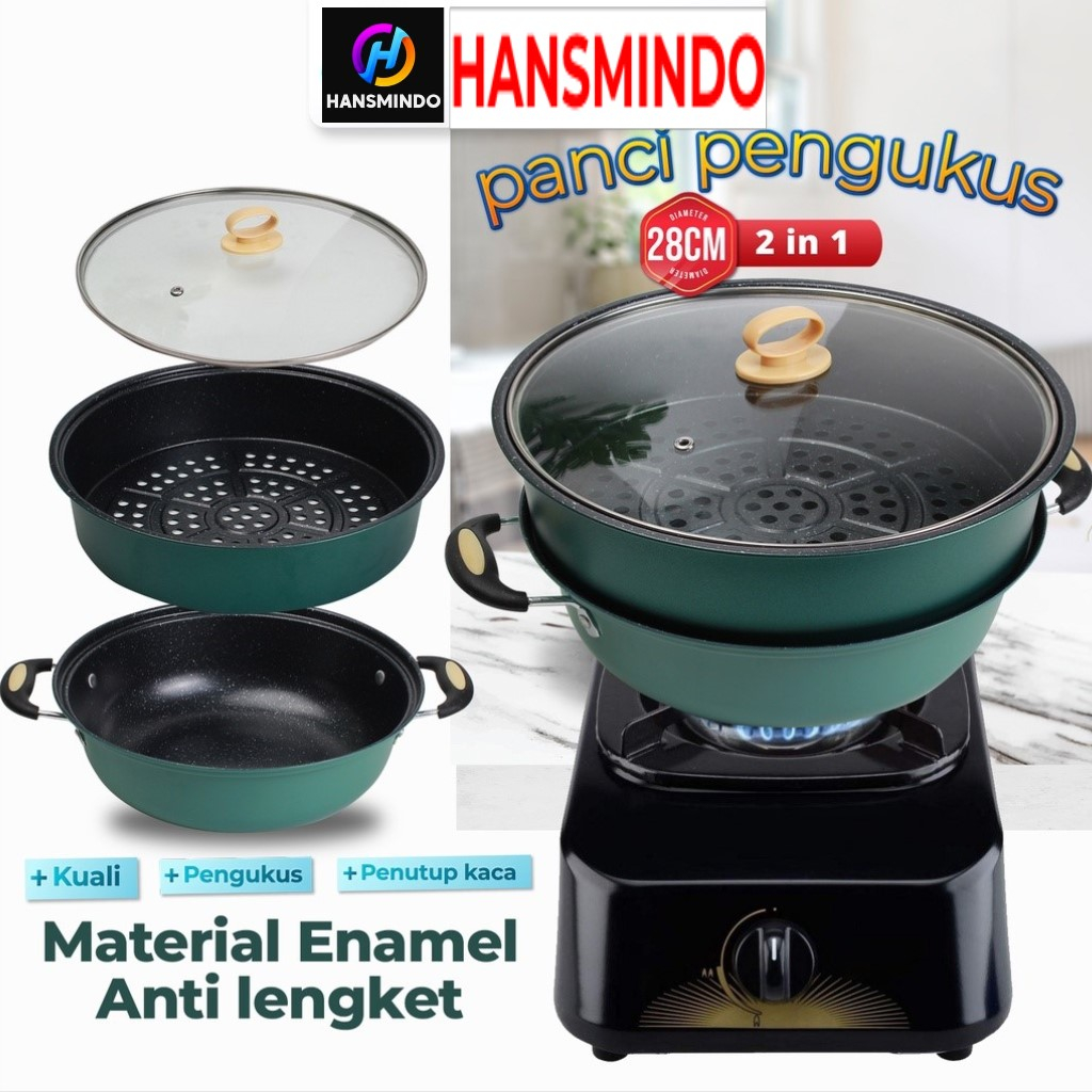 Jual Panci Pengukus / Panci Steamer 2 Tingkat / Panci 2in1 Kualitas ...